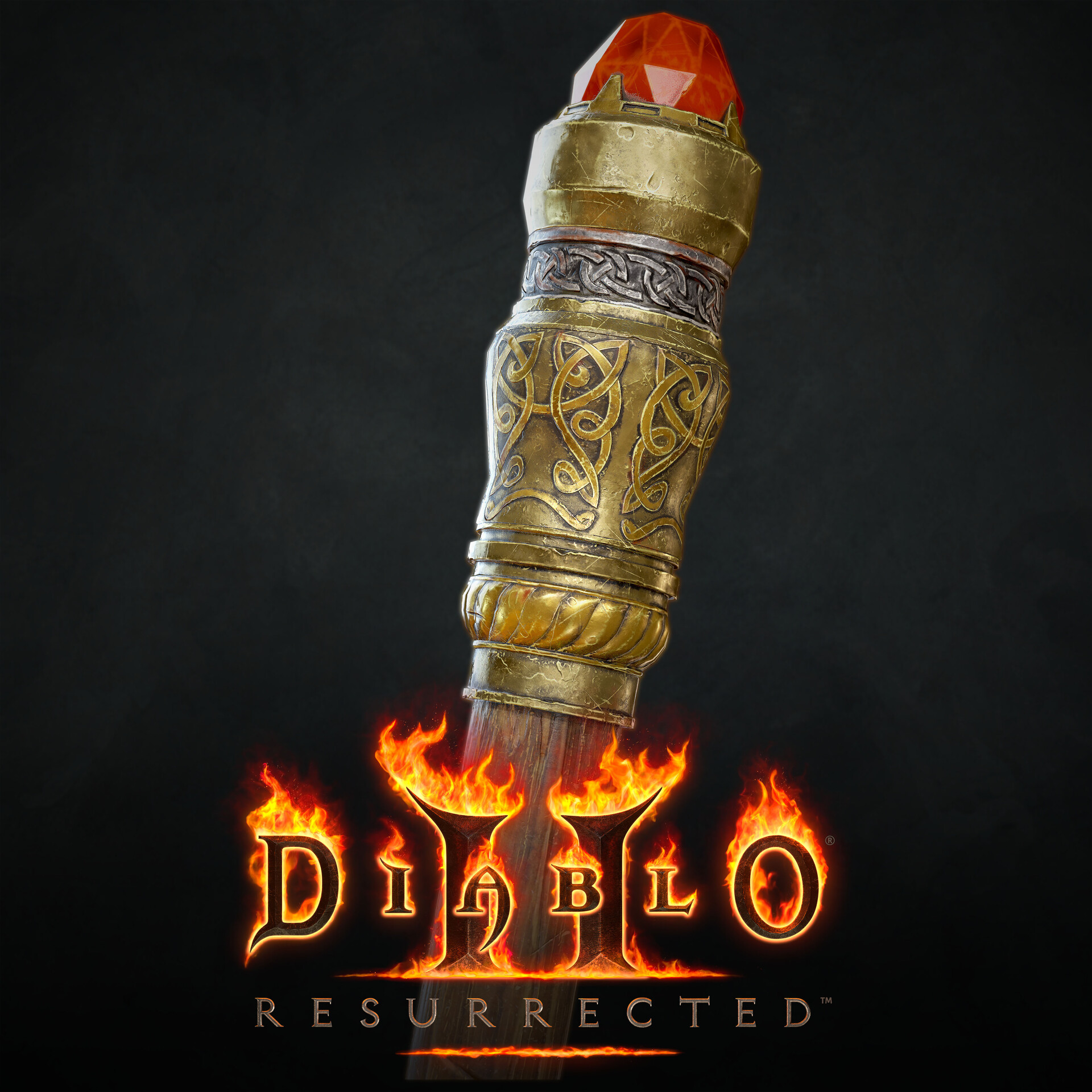 ArtStation - Diablo II Resurrected: Burnt Wand