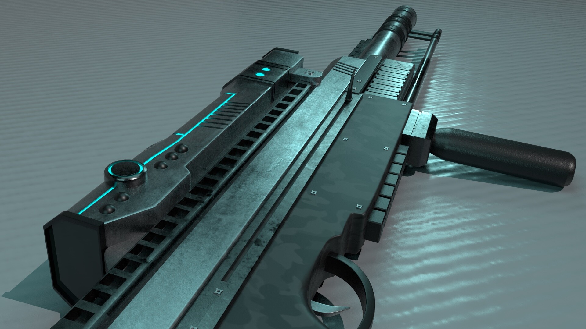 ArtStation - Sci-Fi Rifle