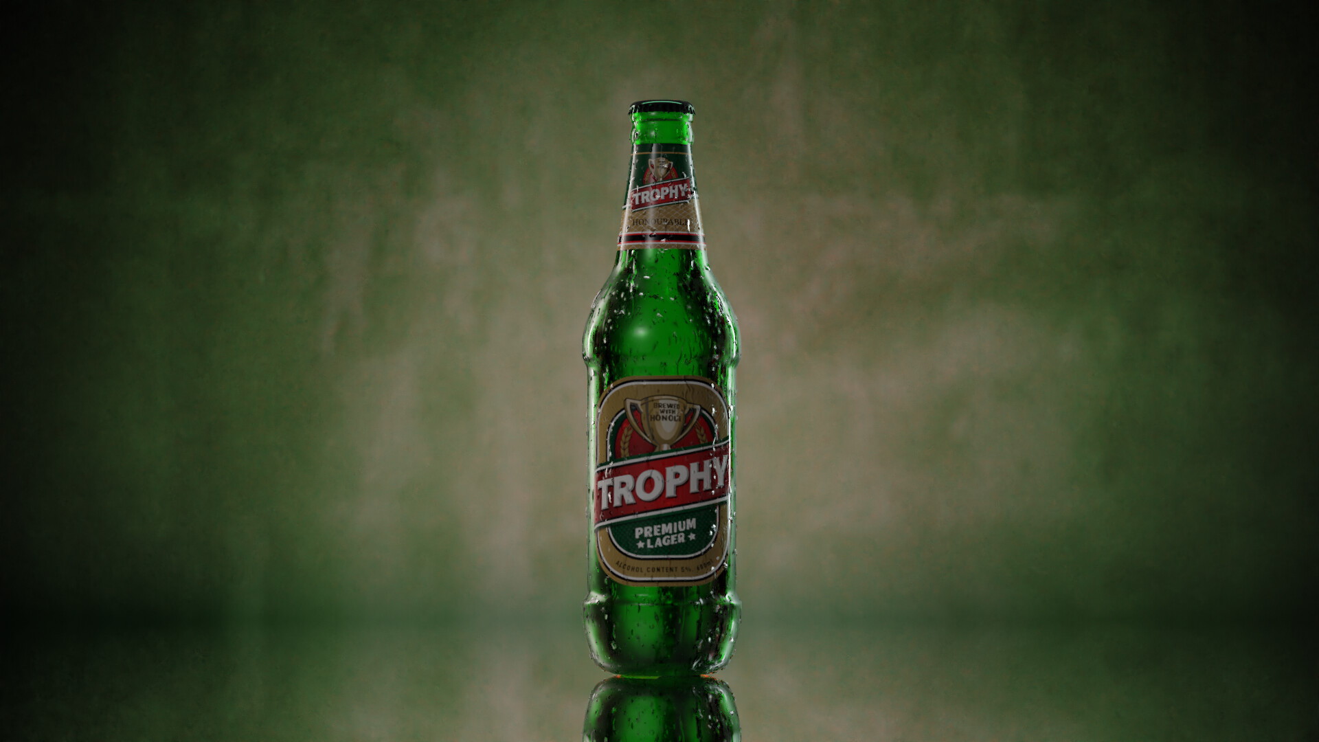 ArtStation - Trophy Beer ad