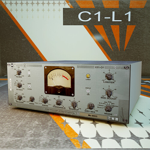 ArtStation - Red Rock Sound C1-L1 VINTAGE COMPRESSOR - LIMITER