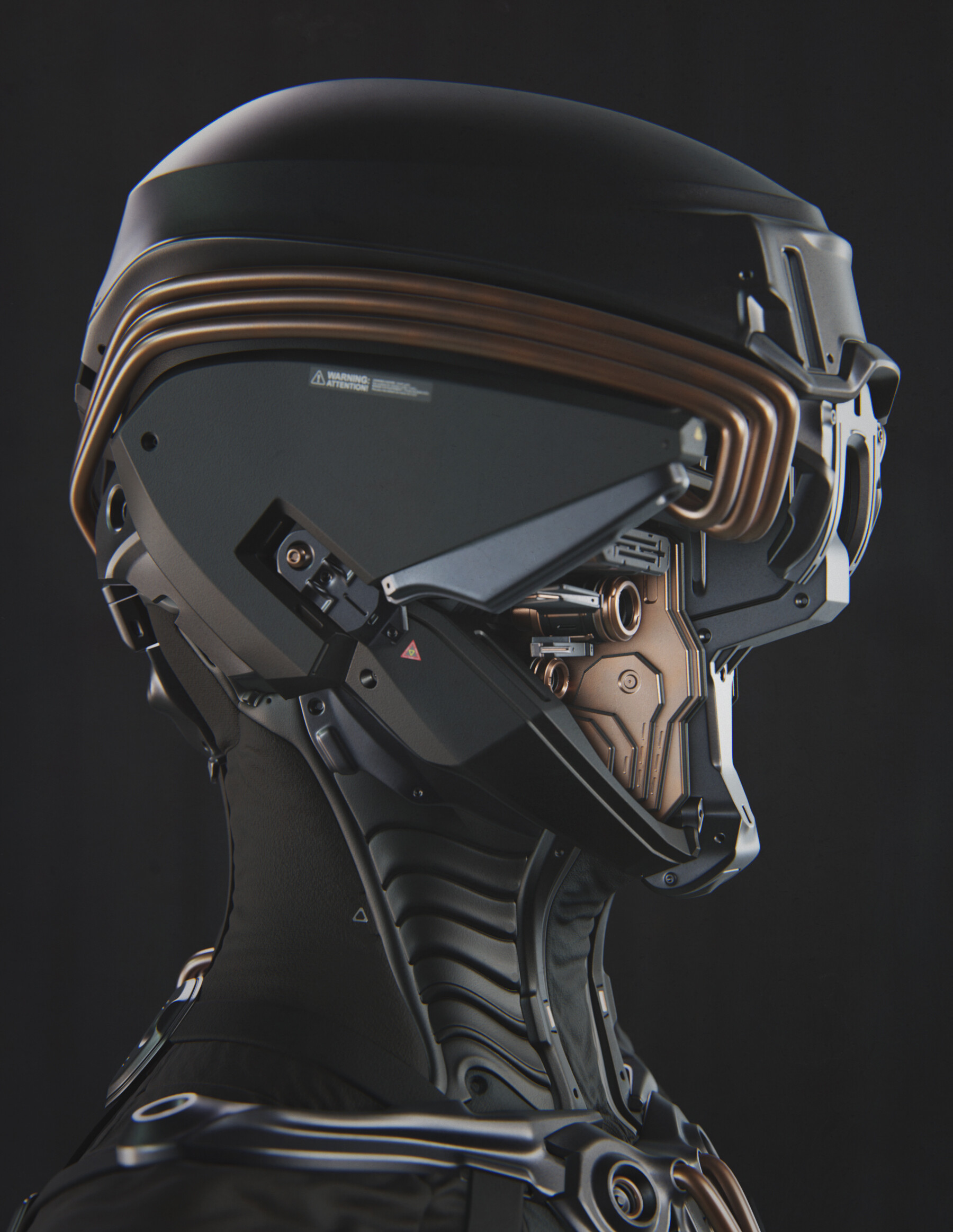 ArtStation - Sci-fi head