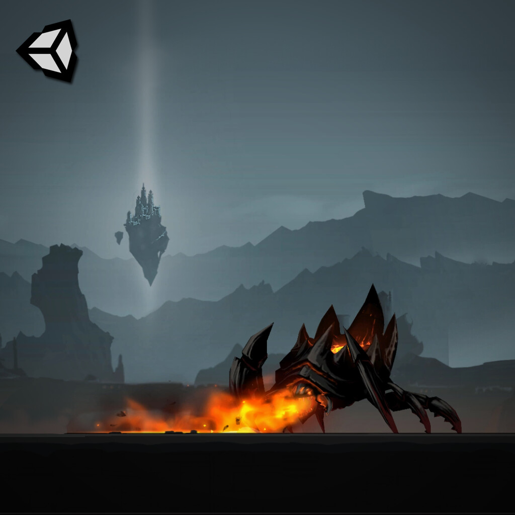 ArtStation - [Official VFX] Demon Invasion - Mini Boss 1