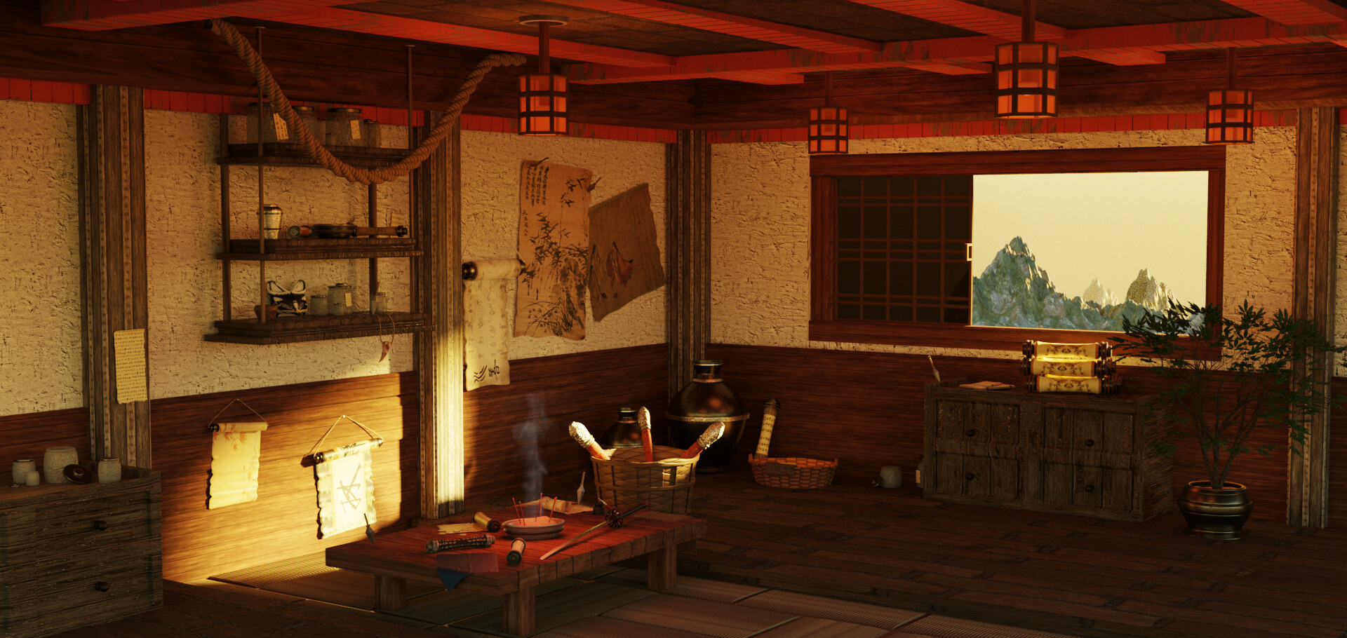 ArtStation - Samurai Room