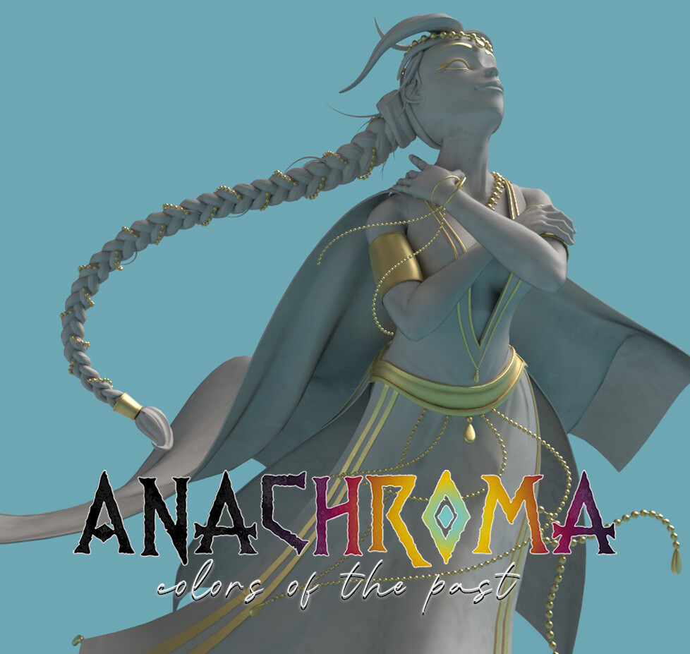 ArtStation - Amarith's statue from Anachroma