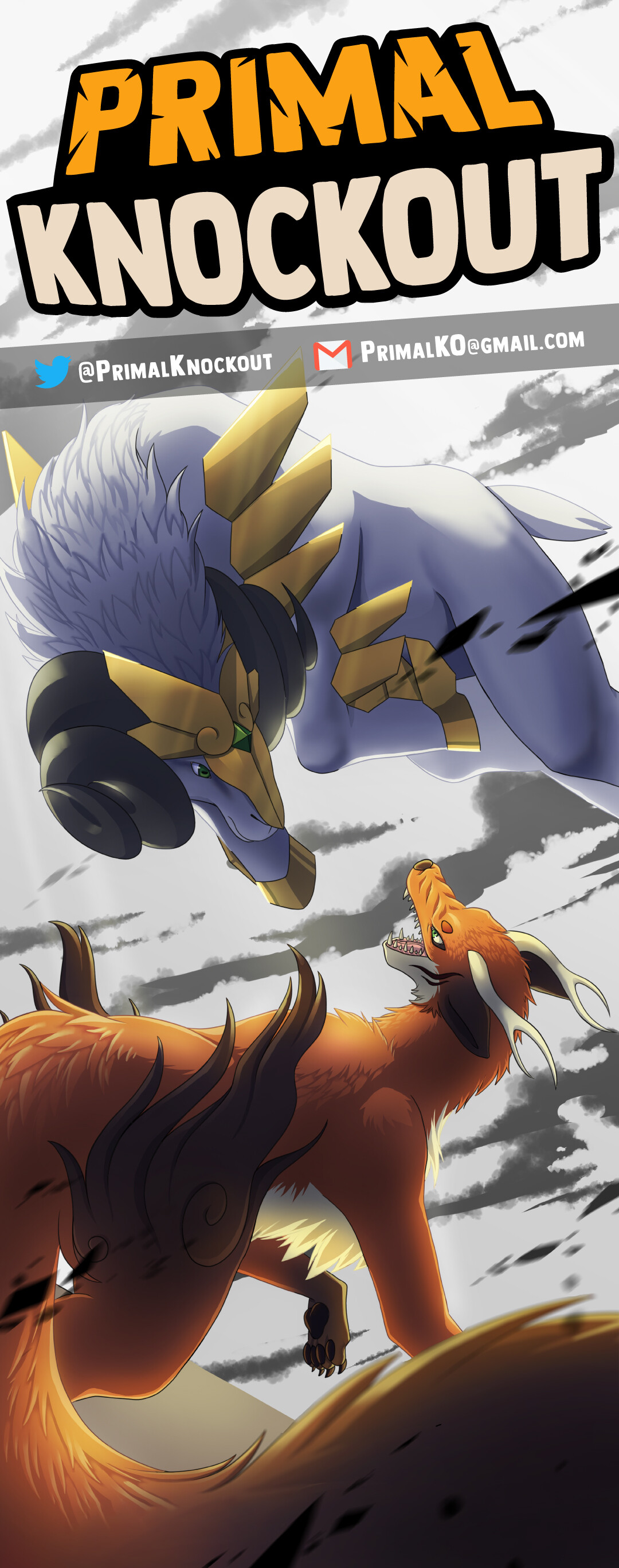 ArtStation - Primal Knockout User Interface