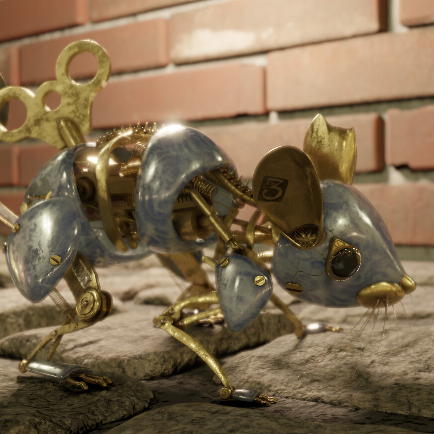 ArtStation - My Little Fingers - Porcelain Automaton