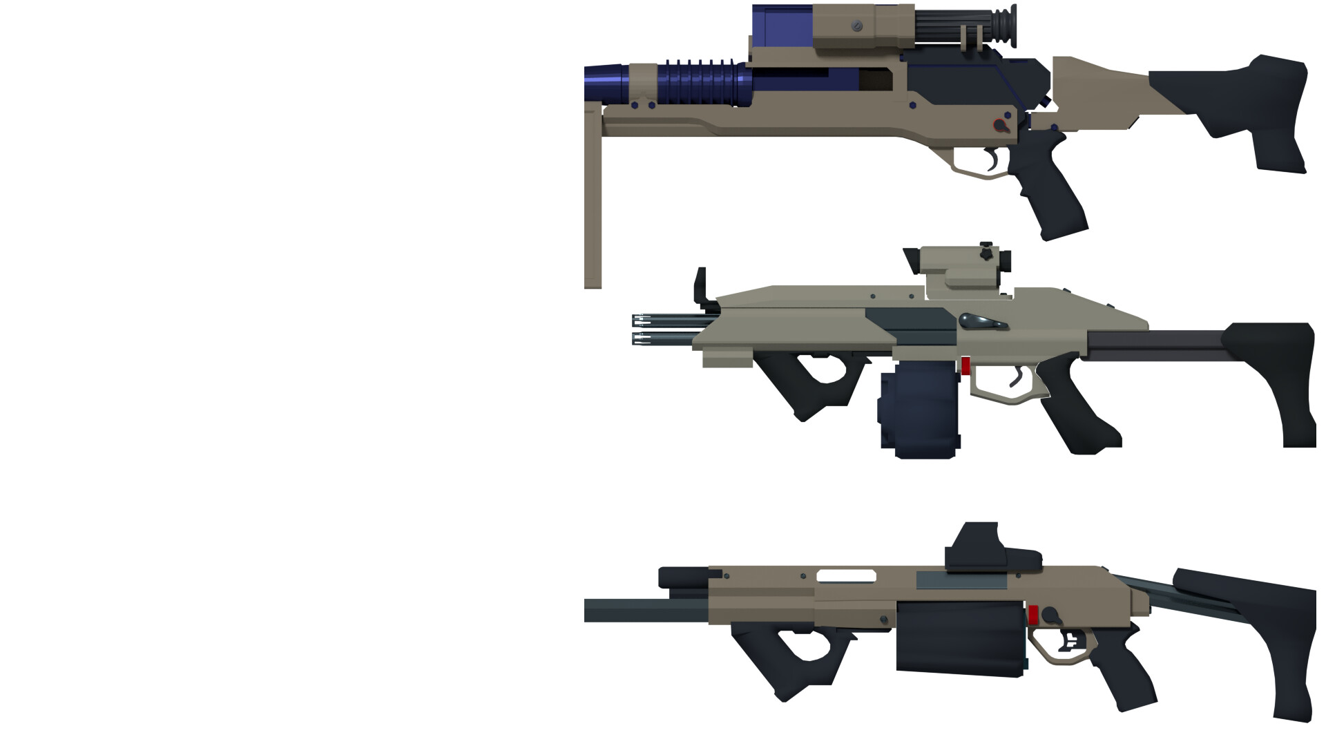 ArtStation - DiamondGames Test Gun Project