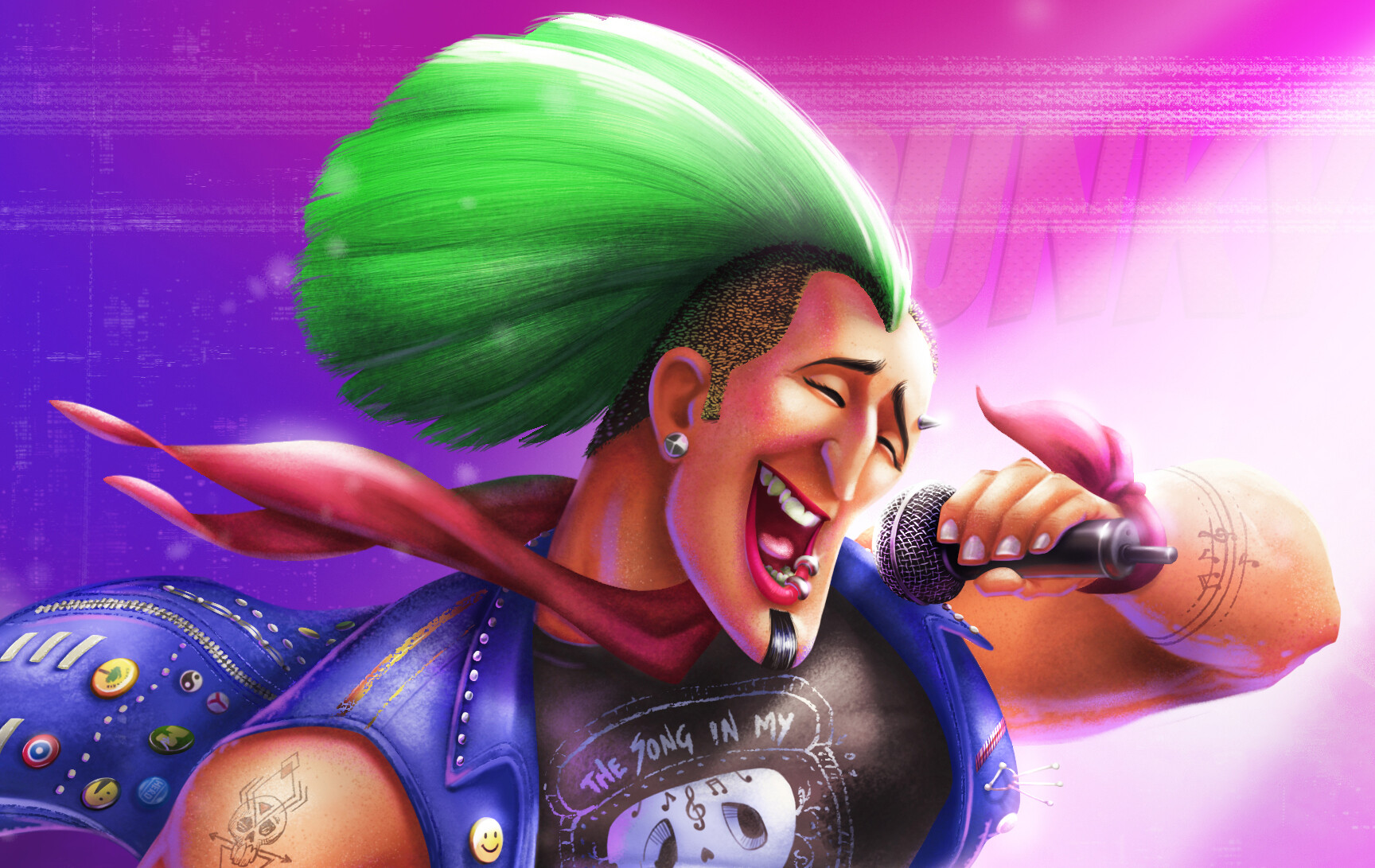 ArtStation - Punky Singer - Don't panic