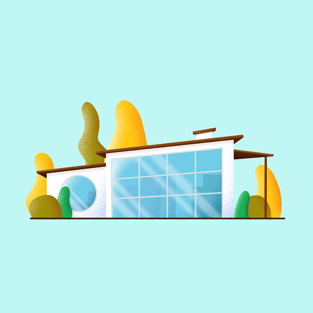 ArtStation - Let's build this house. After effects animation