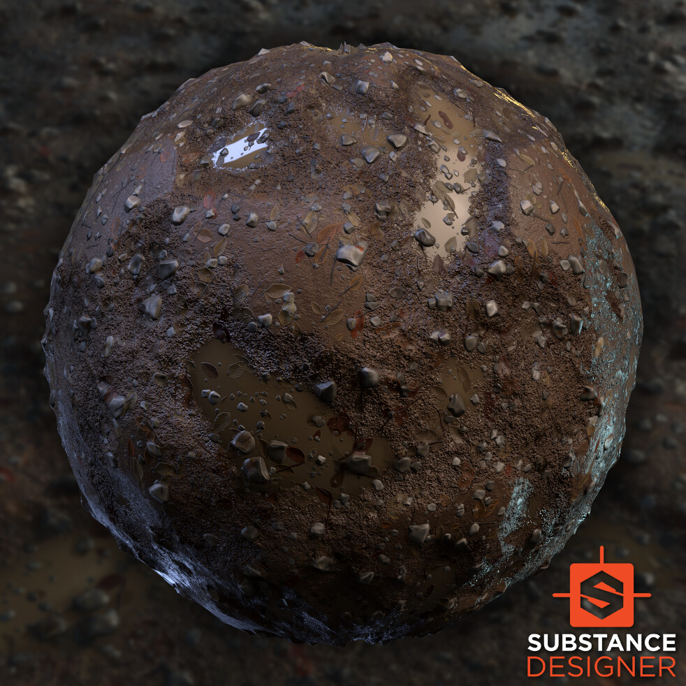 ArtStation - Muddy ground