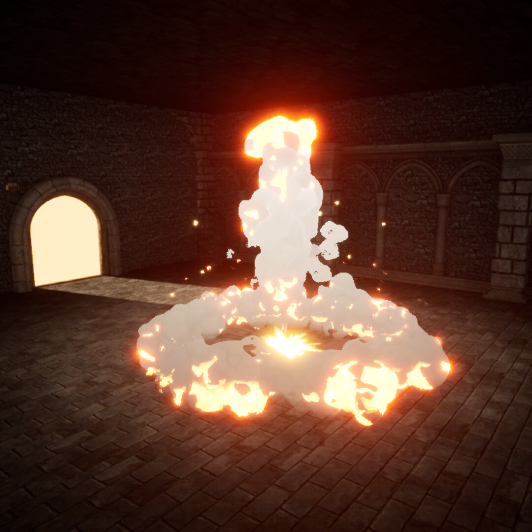 ArtStation - Stylized Explosion [UE4]