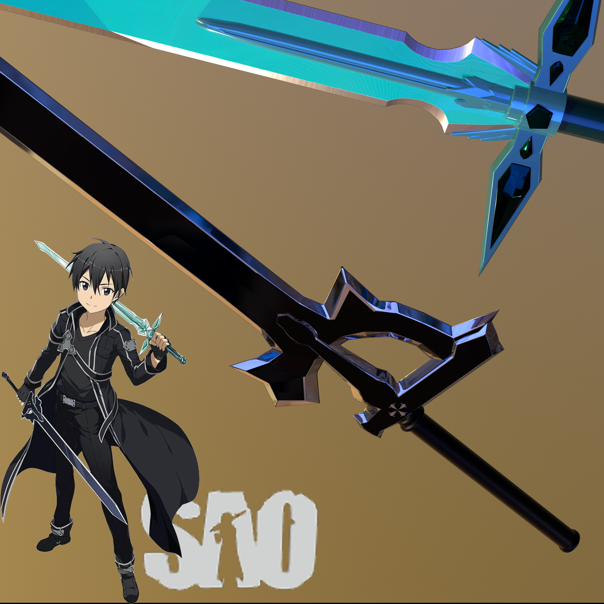 ArtStation - Kirito's Weapons