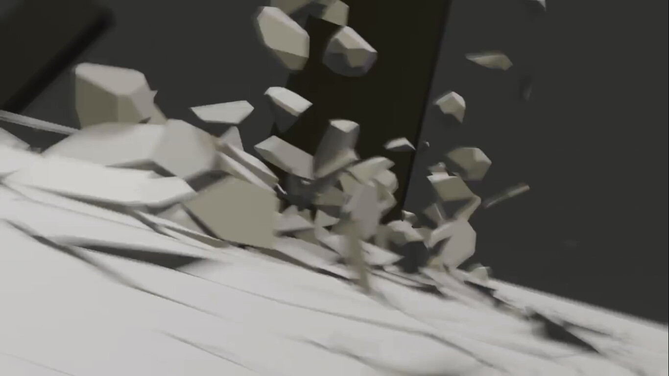 ArtStation - Cell Fracture - Rigid Body Simulation