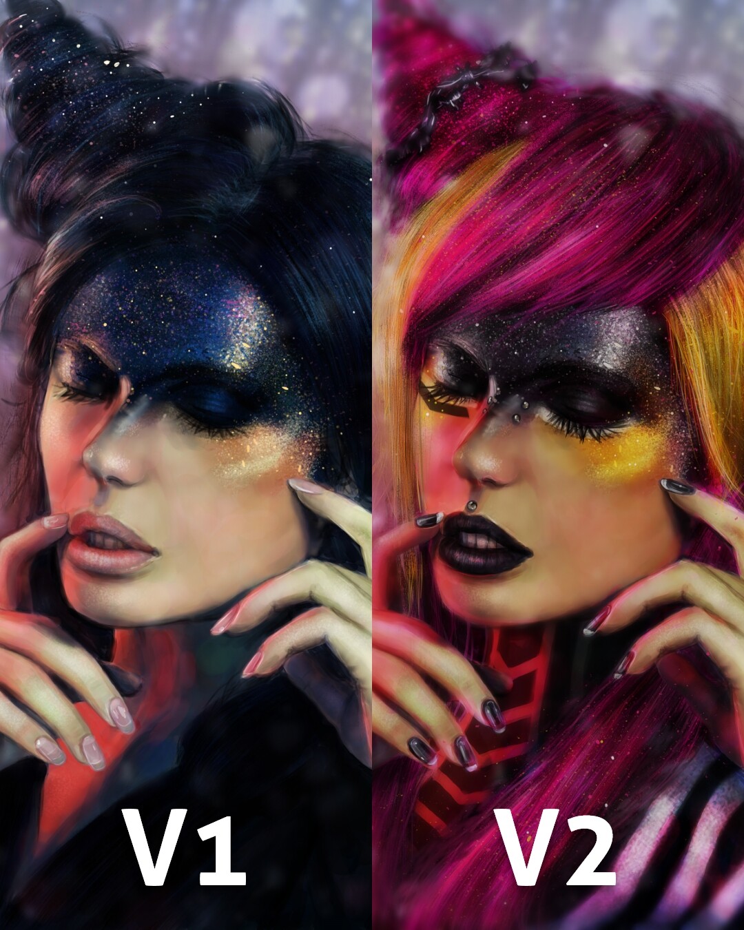 ArtStation - Dark Vibes (Portrait Study)