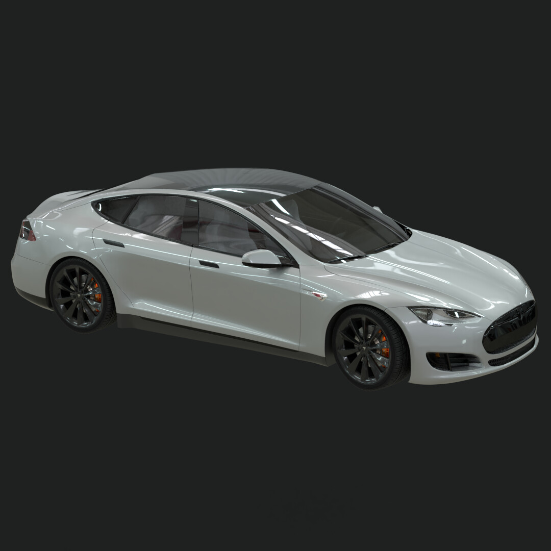 ArtStation - 2013 Tesla Model S