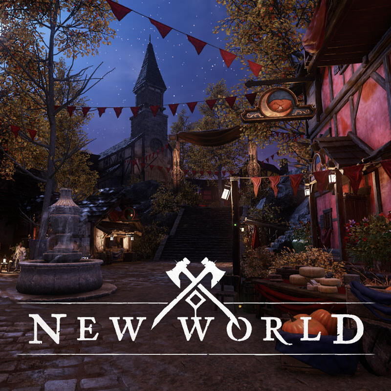 ArtStation - Everfall Hamlet - New World