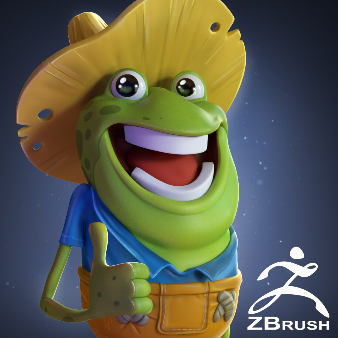 ArtStation - Country Frog - 3D Concept