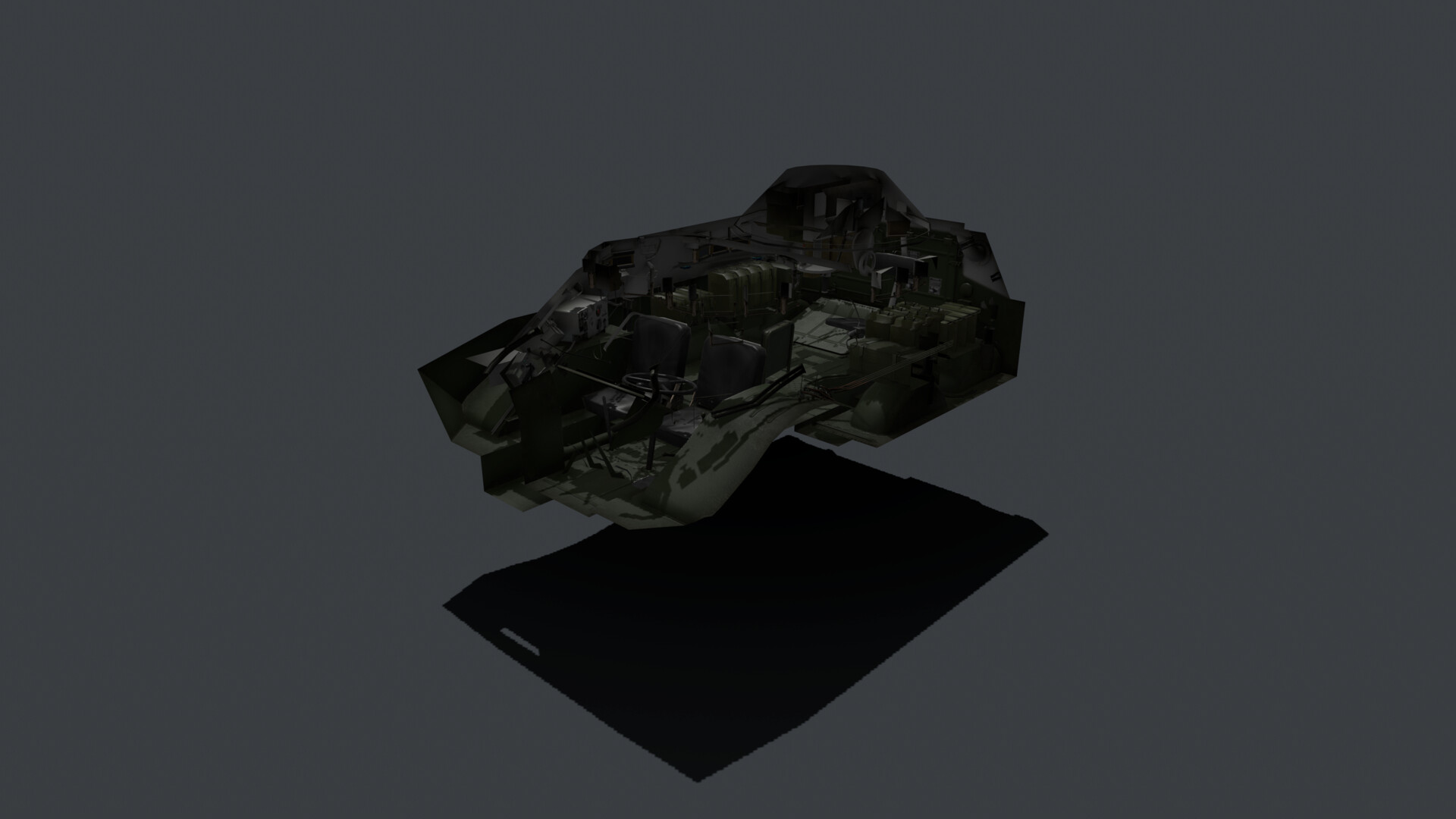 ArtStation - BRDM-2 Interior