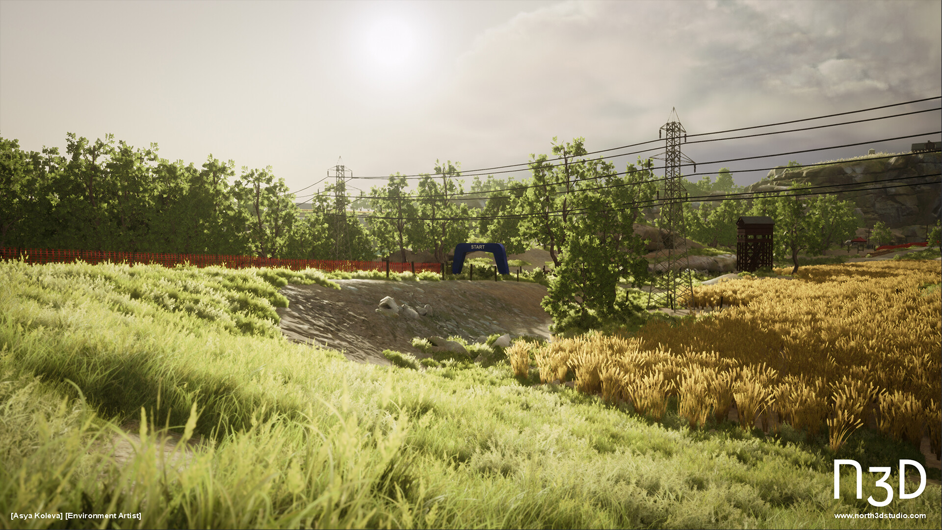 ArtStation - Countryside Race Game Pack