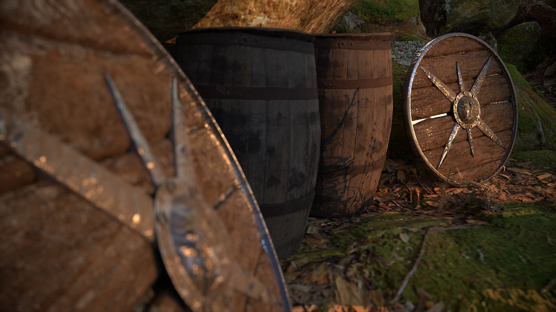 ArtStation - Viking Shield Model 3D (Prop Weapon 3D)