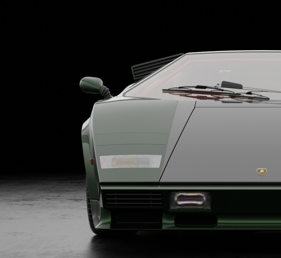ArtStation - Lamborghini countach