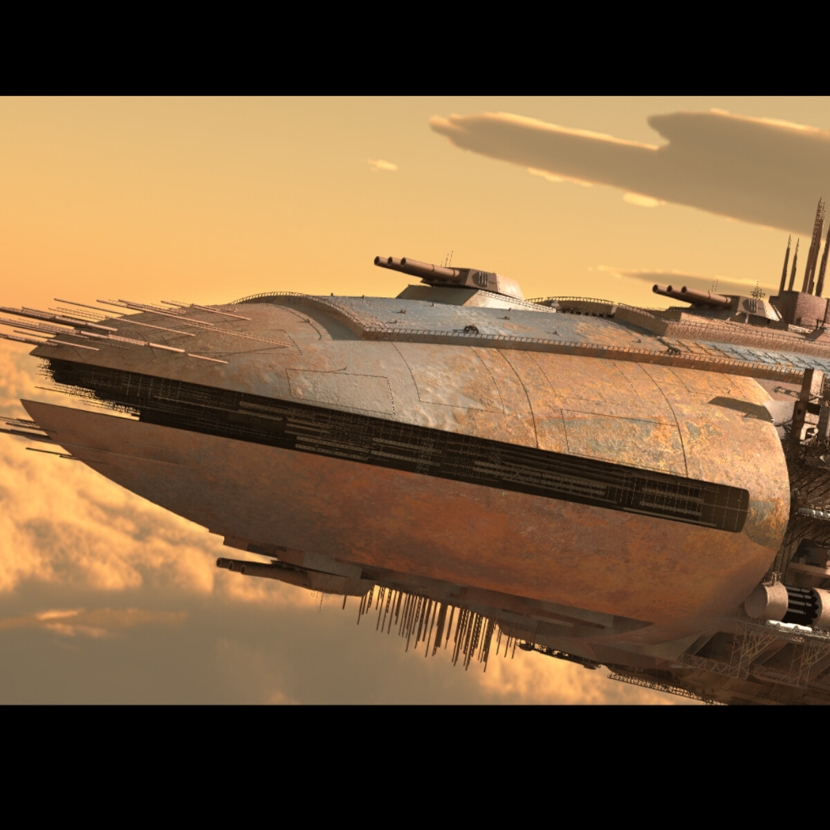 ArtStation - The Rusty Spaceships Return