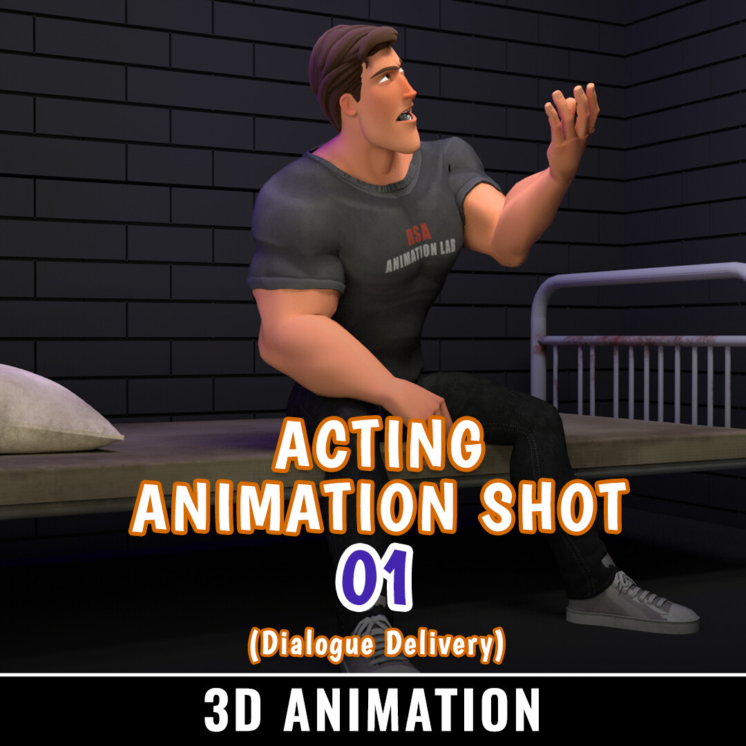 ArtStation - Acting Animation Shot 01 (with Dialogue Delivery)