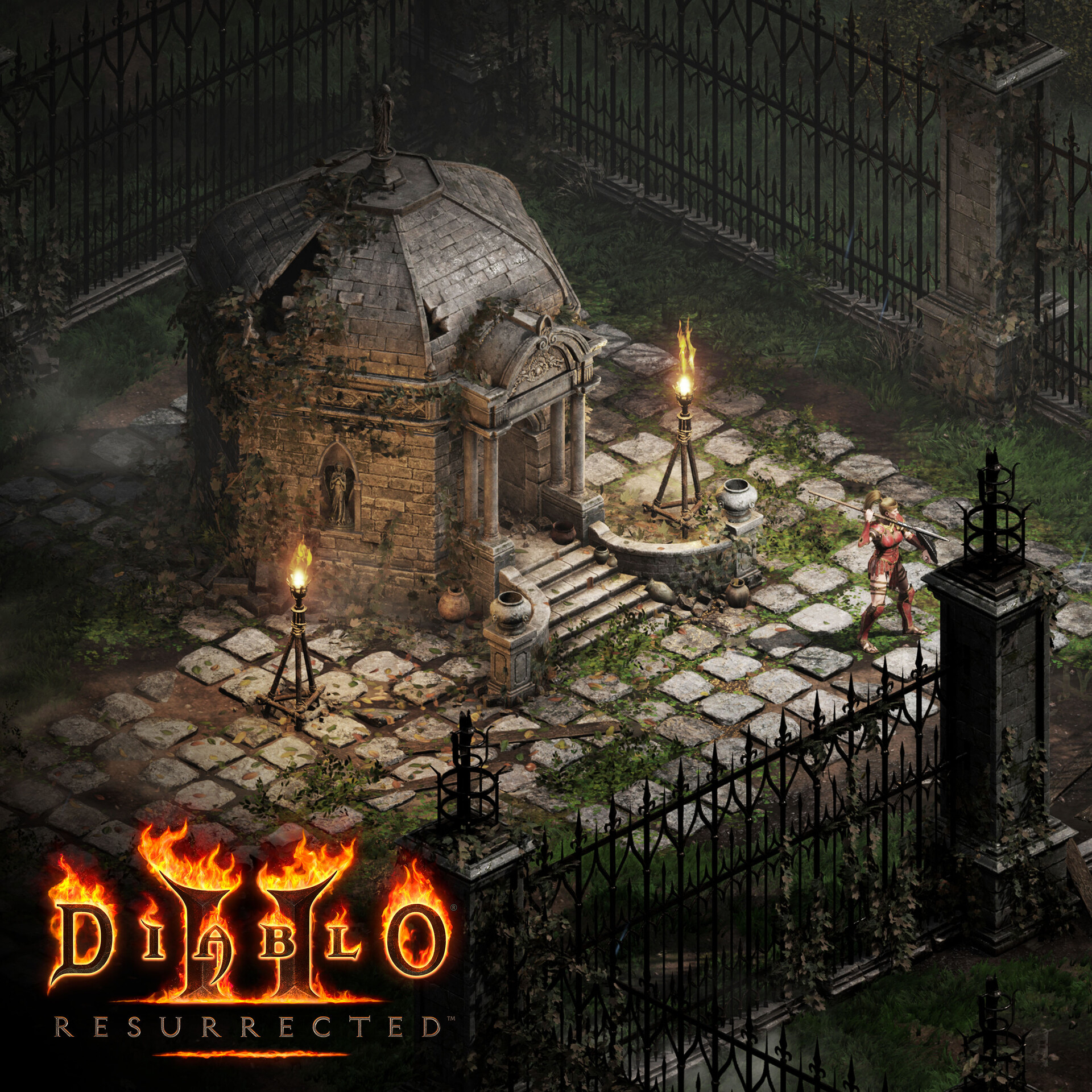 ArtStation - Diablo 2 Resurrected - Graveyard Worldbuilding