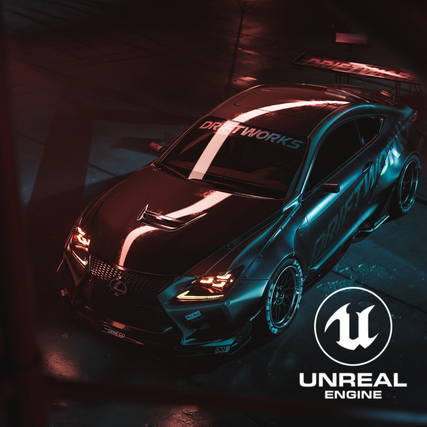 ArtStation - DRIFTWORKS RC-F | UE4| FULL CGI