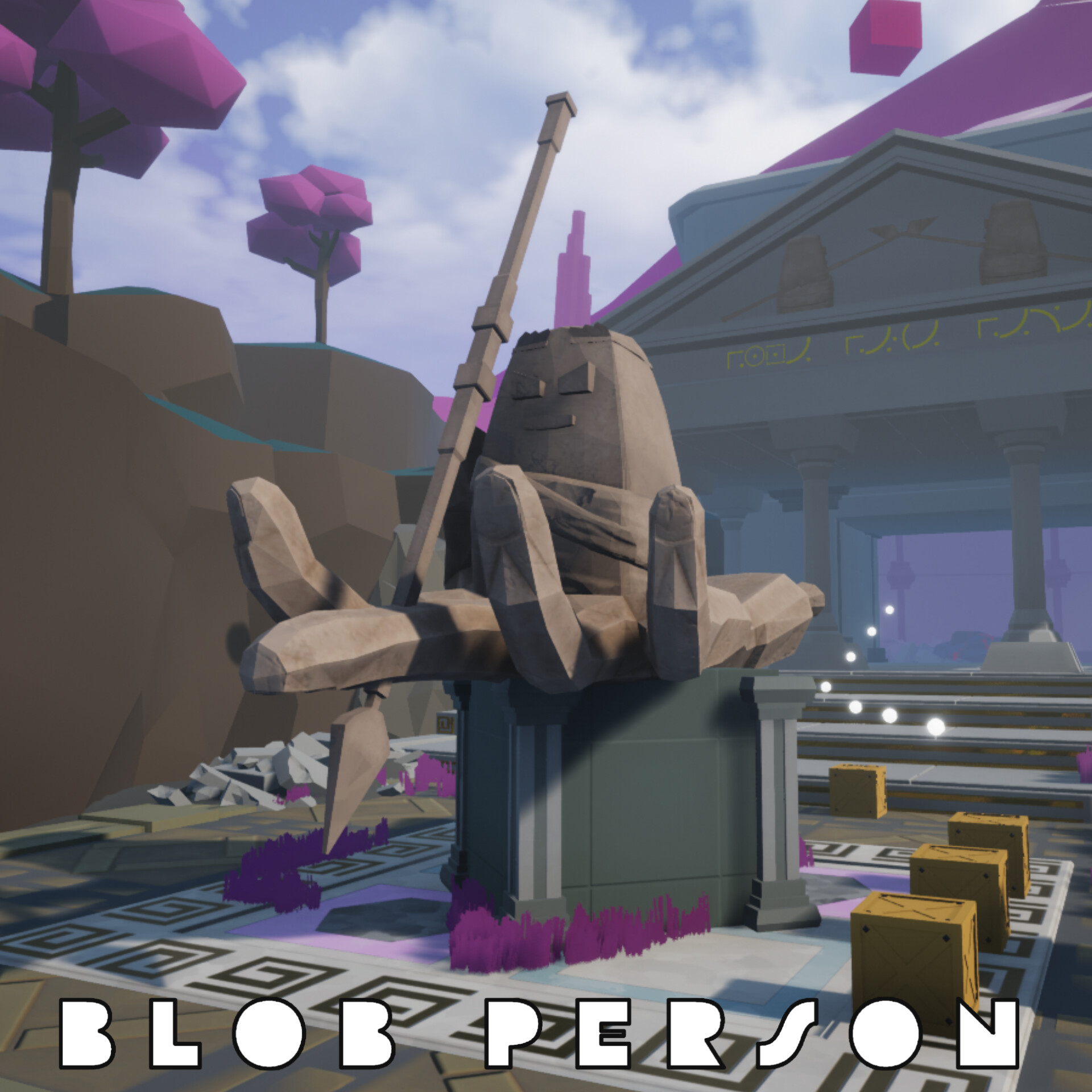 ArtStation - Blob Person - The Ruins