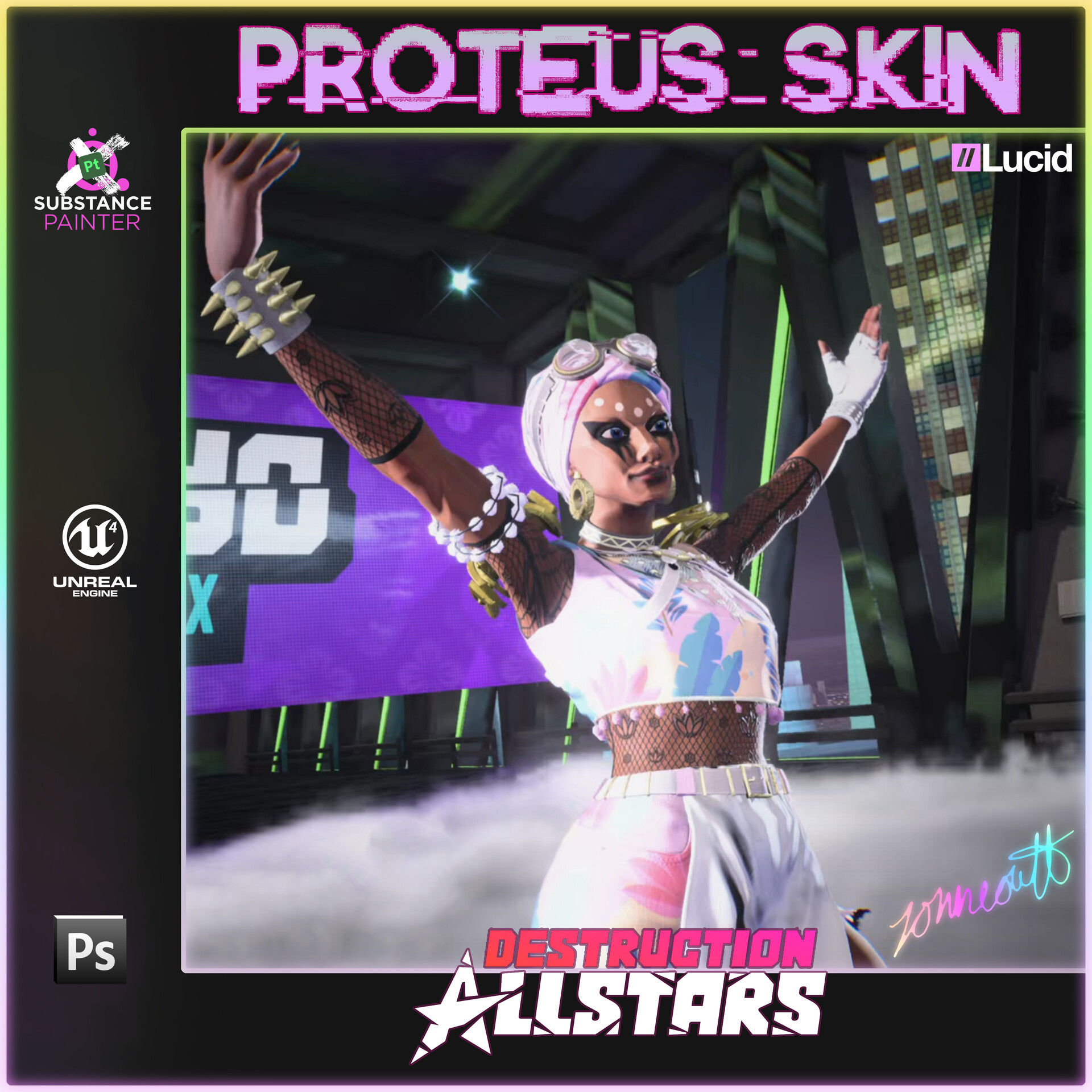 ArtStation - Proteus, Epic Muna skin for Destruction Allstars