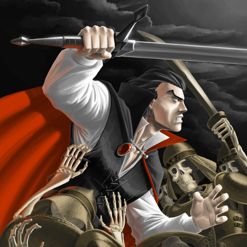 ArtStation - Strahd von Zarovich vs Azaline armies