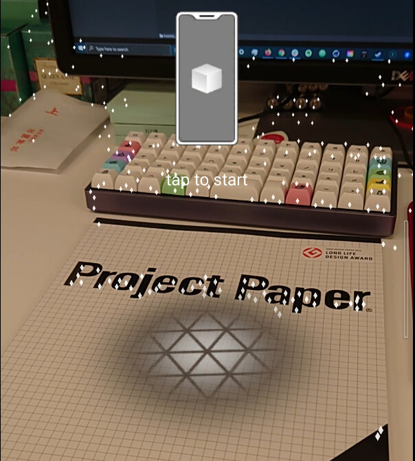 ArtStation - AR plane detection UI
