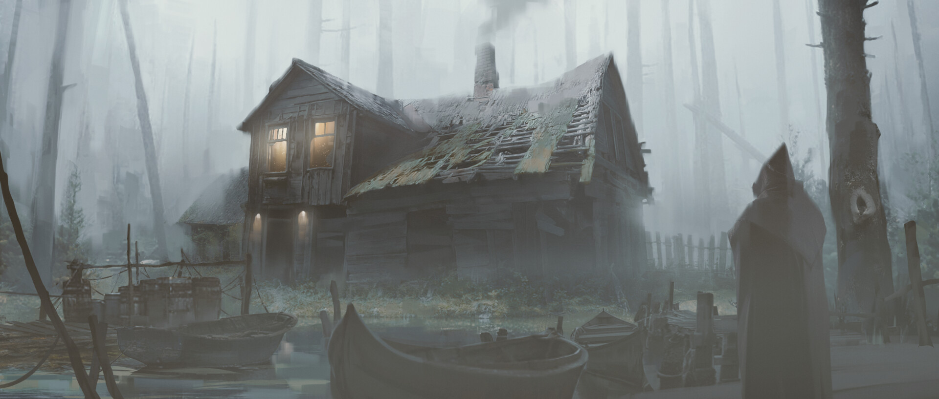 ArtStation - Swamp house
