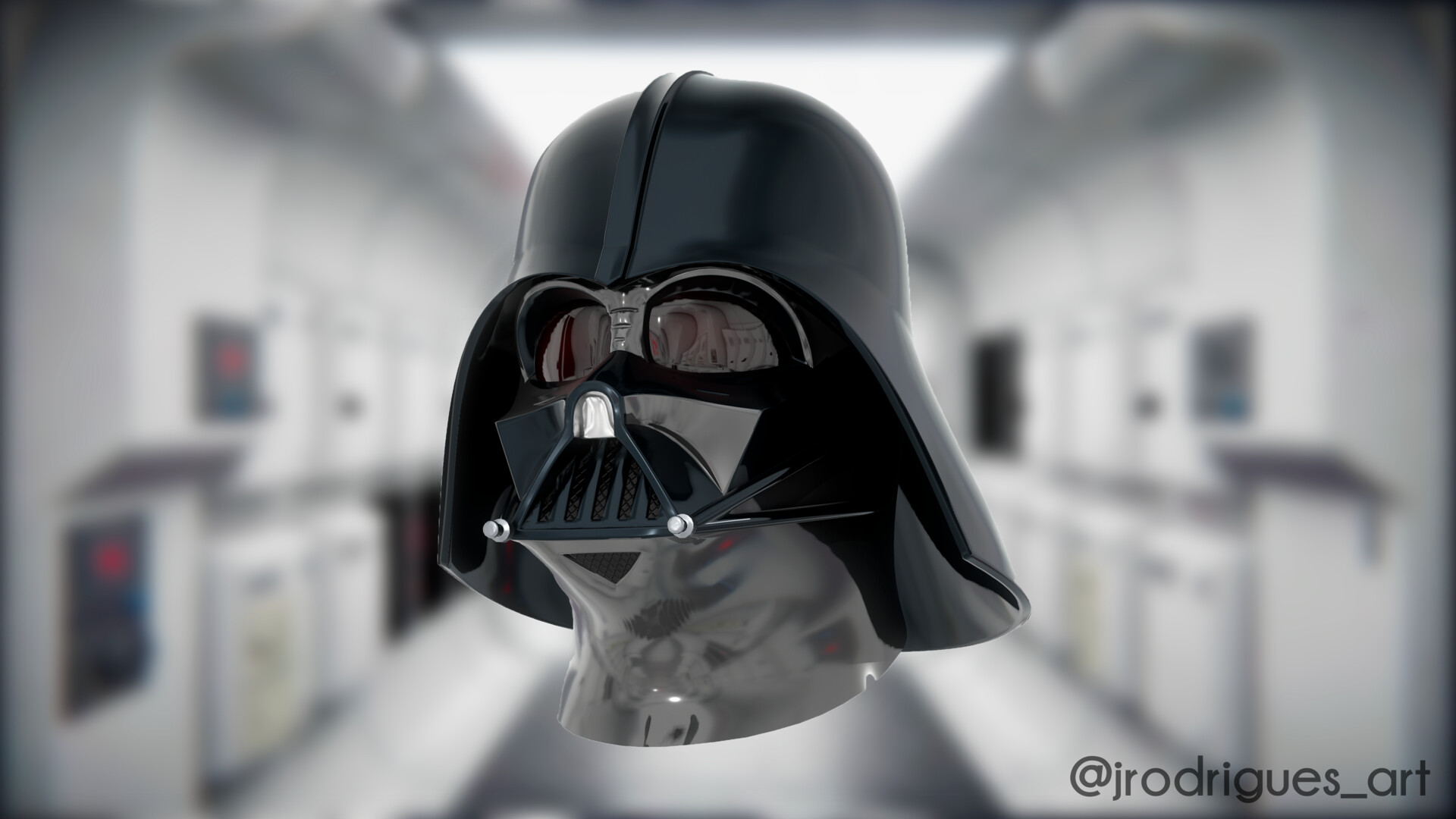 ArtStation - Darth Vader's Helmet ROGUE ONE