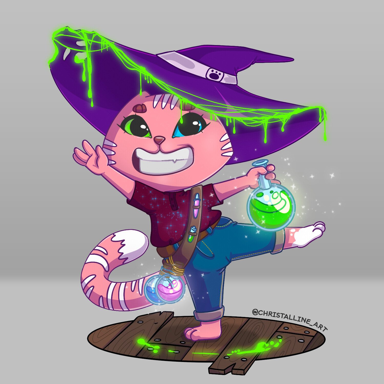 ArtStation - Magic cat