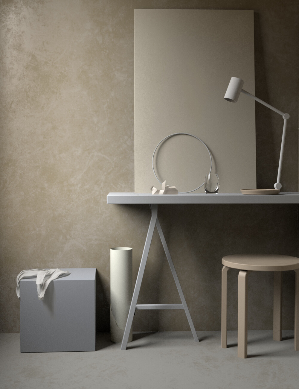 ArtStation - Photo-realistic render (third room) - University Project