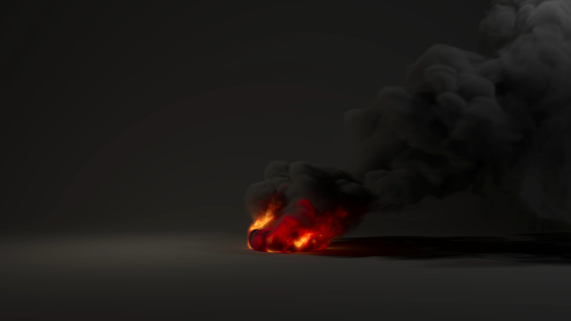 ArtStation - Burning A Tire