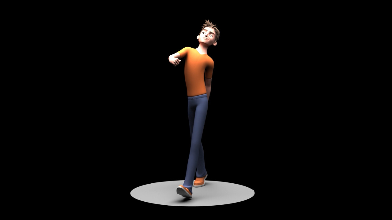 ArtStation - Walk Cycle Animation