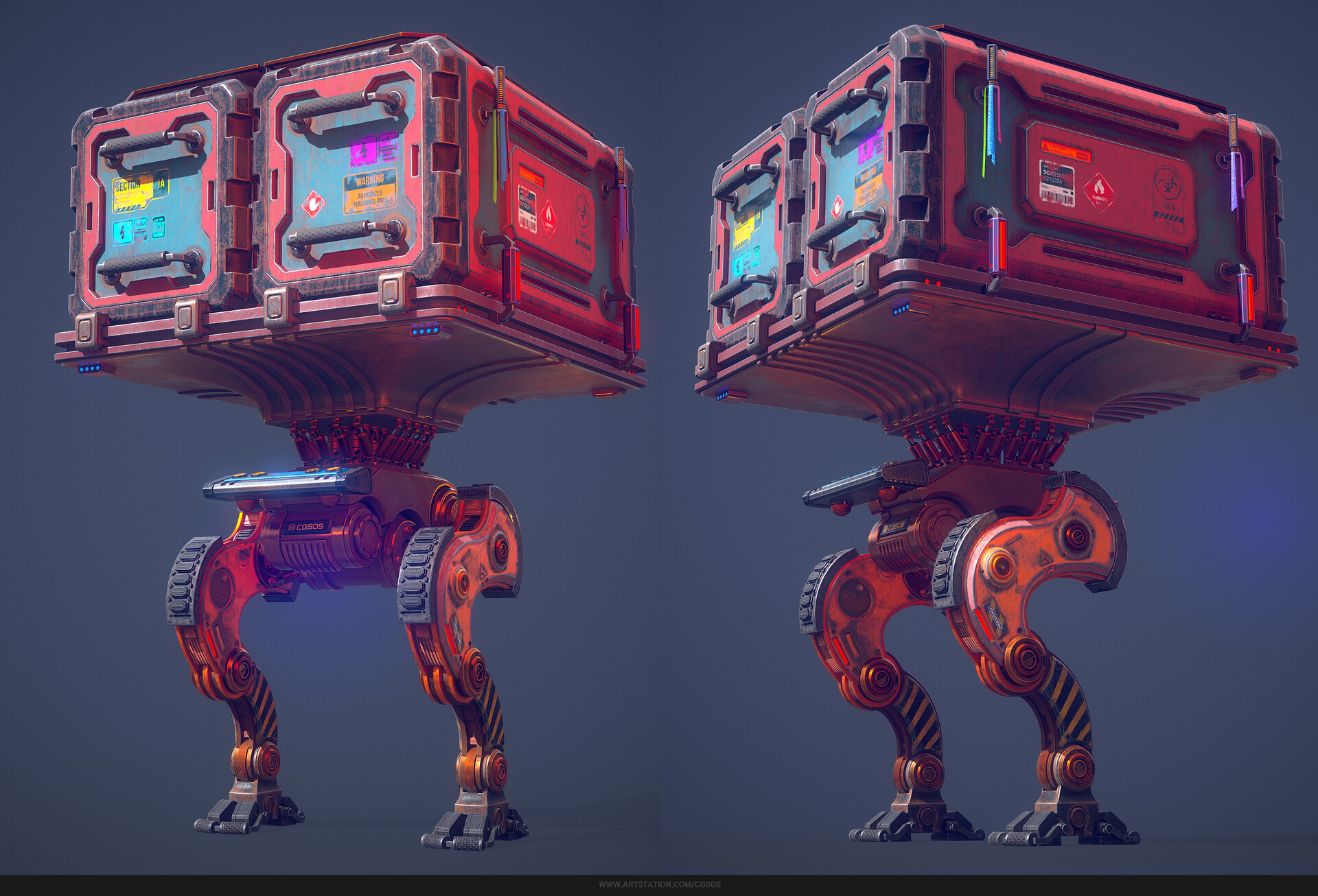 ArtStation - 2021-Porter Robot-CGSOS