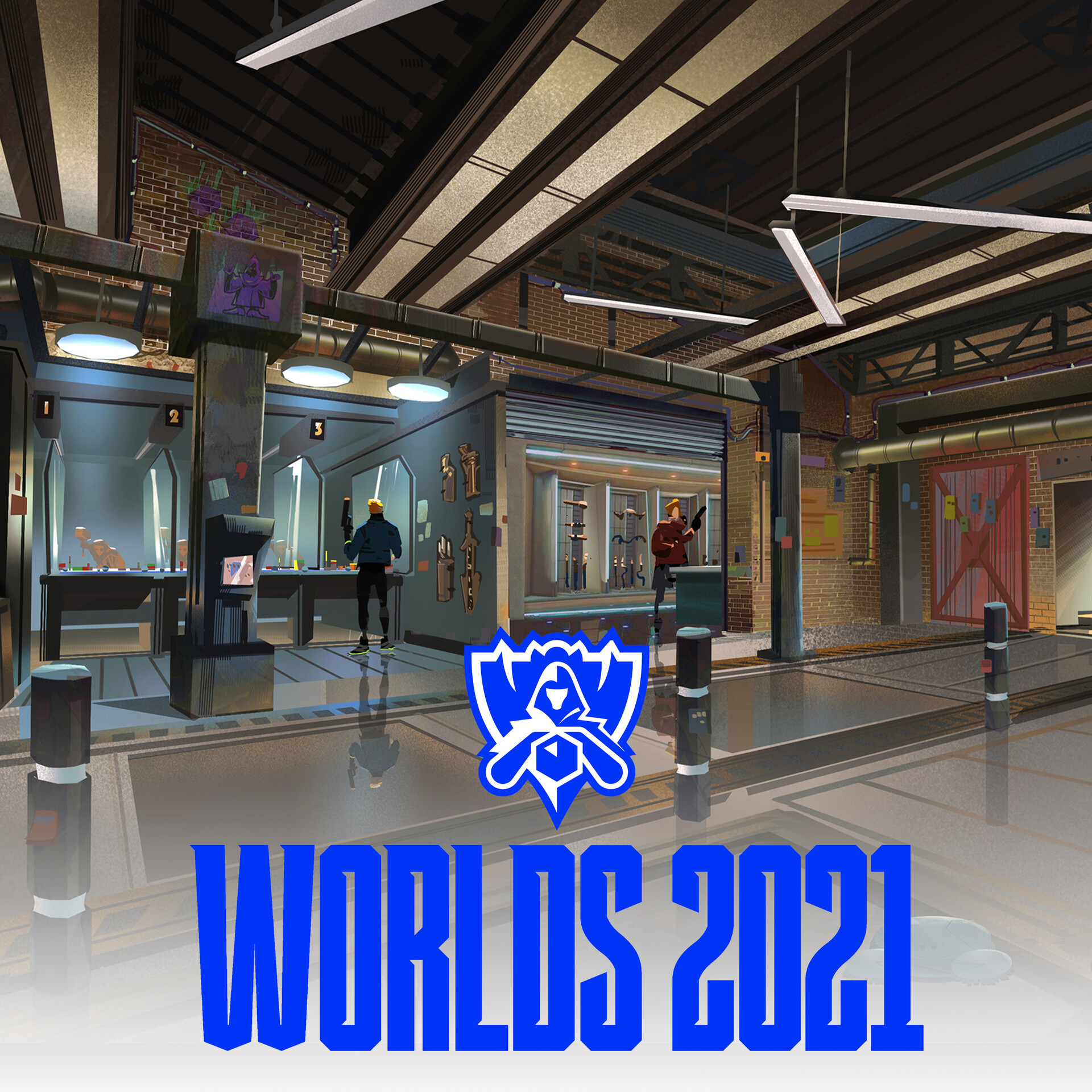 ArtStation - LEC - Environment of Worlds 2021 - League of Legends