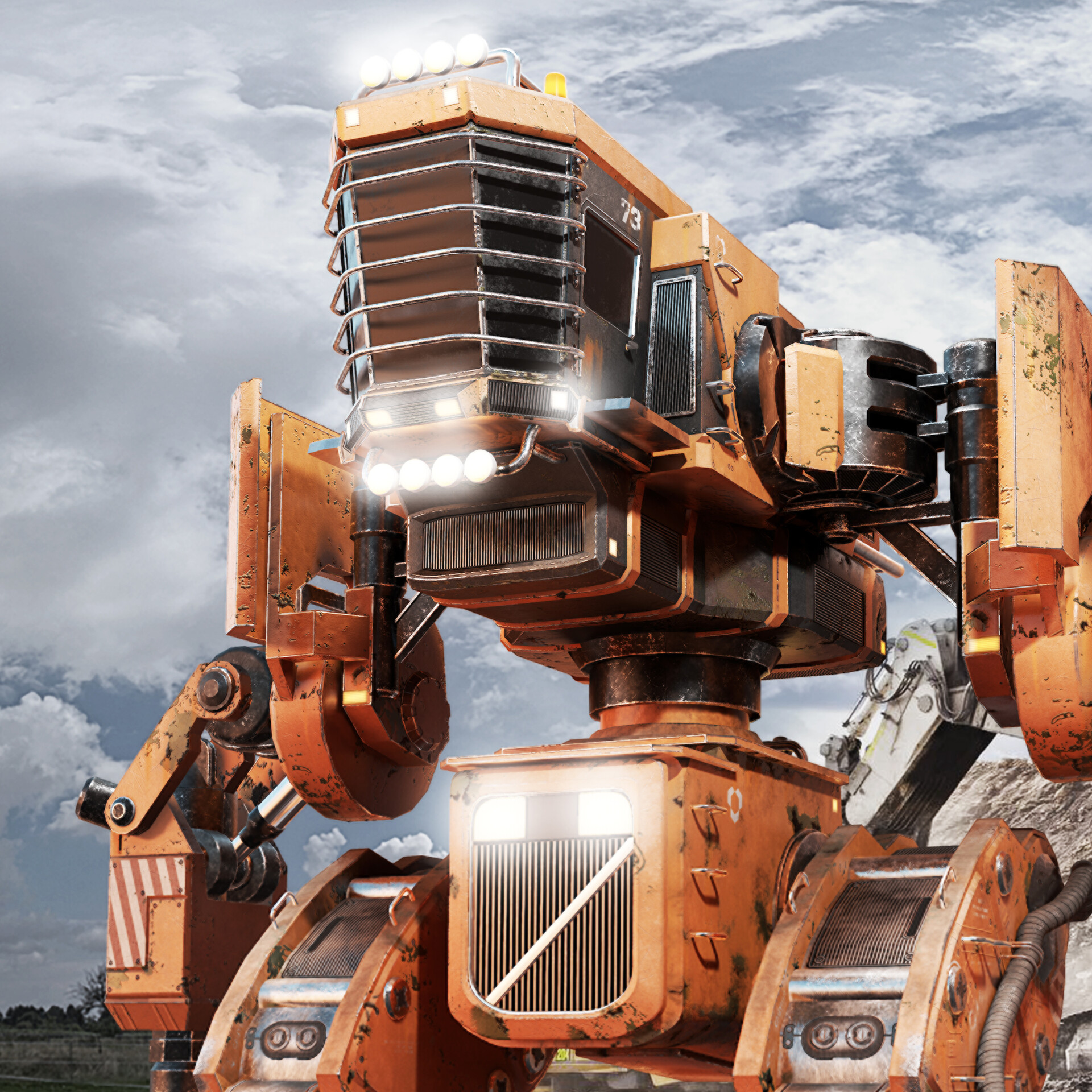 Sergio Romanov - Old mining mech