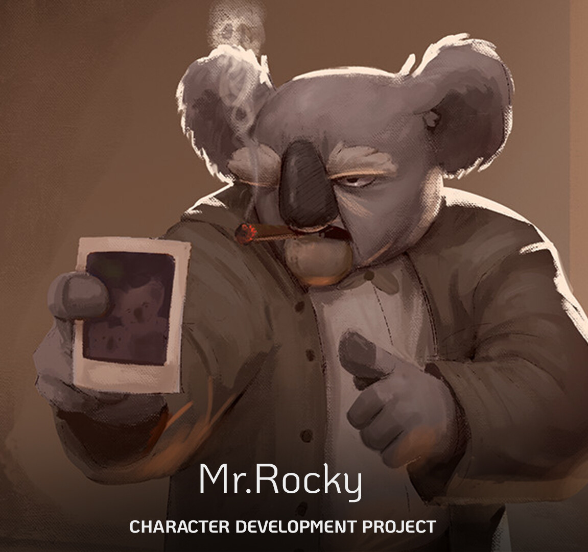 ArtStation - Mr. Rocky (work In progress)