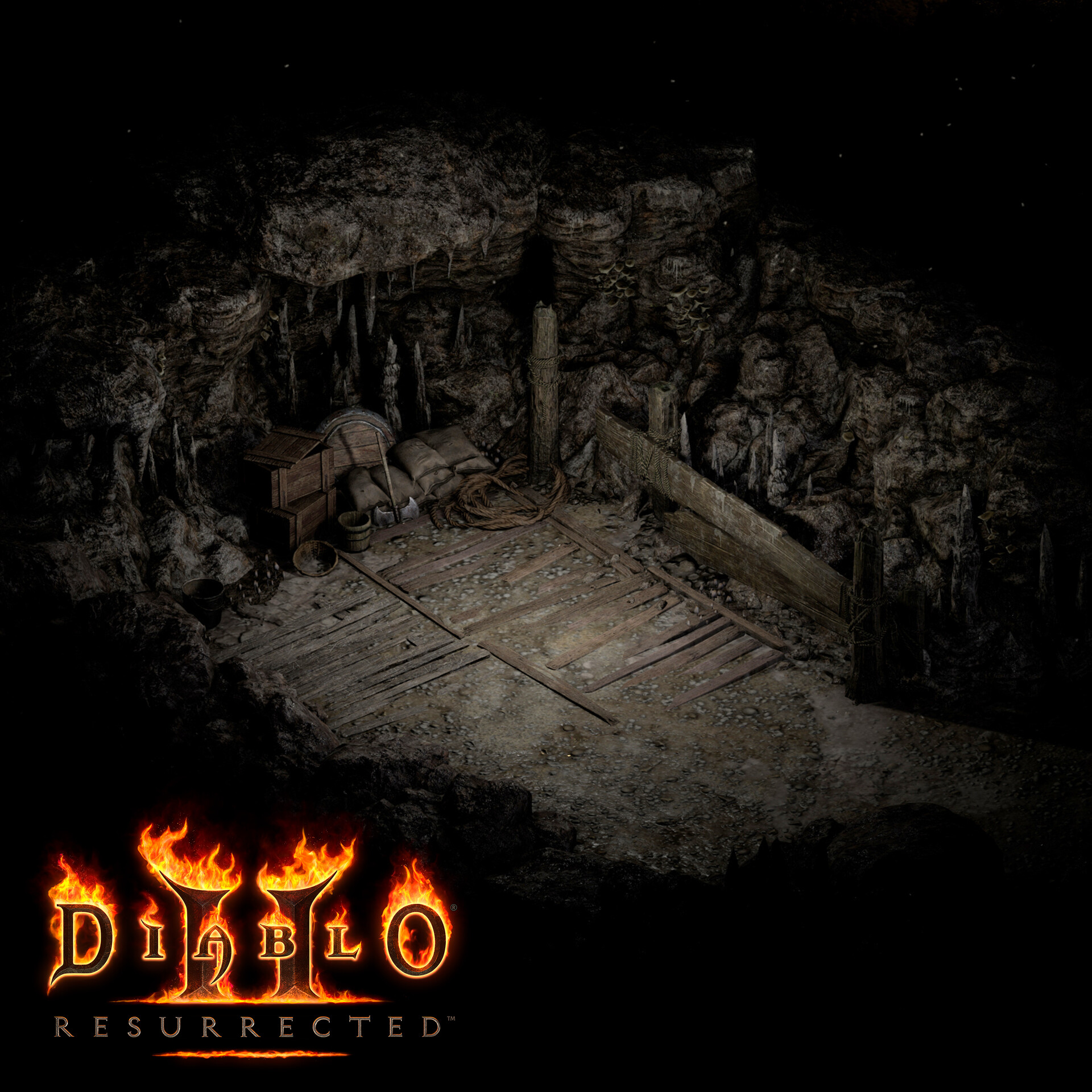 ArtStation - Diablo 2 Resurrected - Caves Worldbuilding