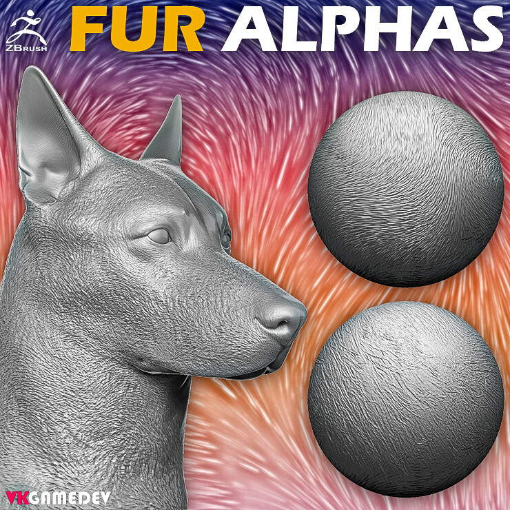 ArtStation - Fur Alphas