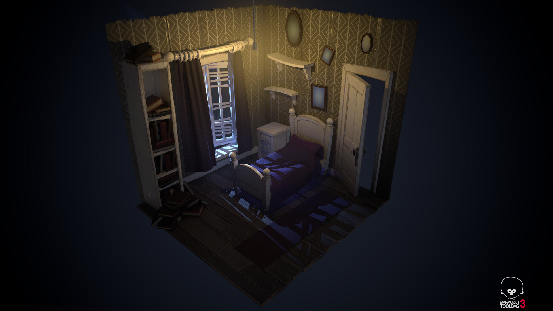 ArtStation - Bedroom Nightmares