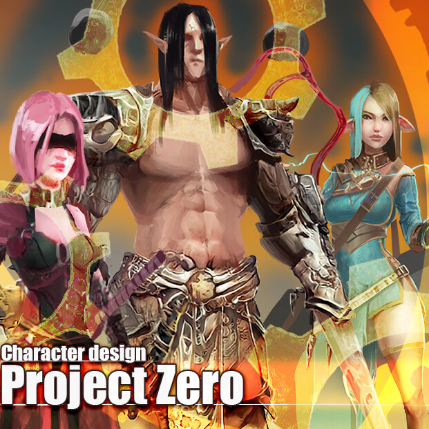 ArtStation - Project Zero Character designs