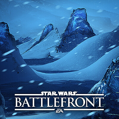ArtStation - Star Wars: Battlefront - Twilight on Hoth - Frozen ice lake