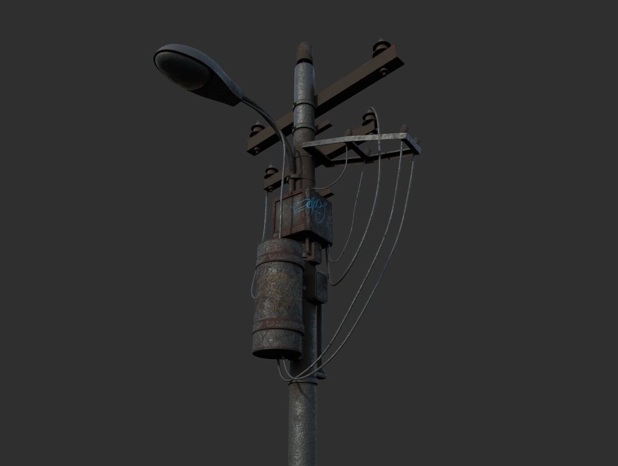 ArtStation - Electricity column