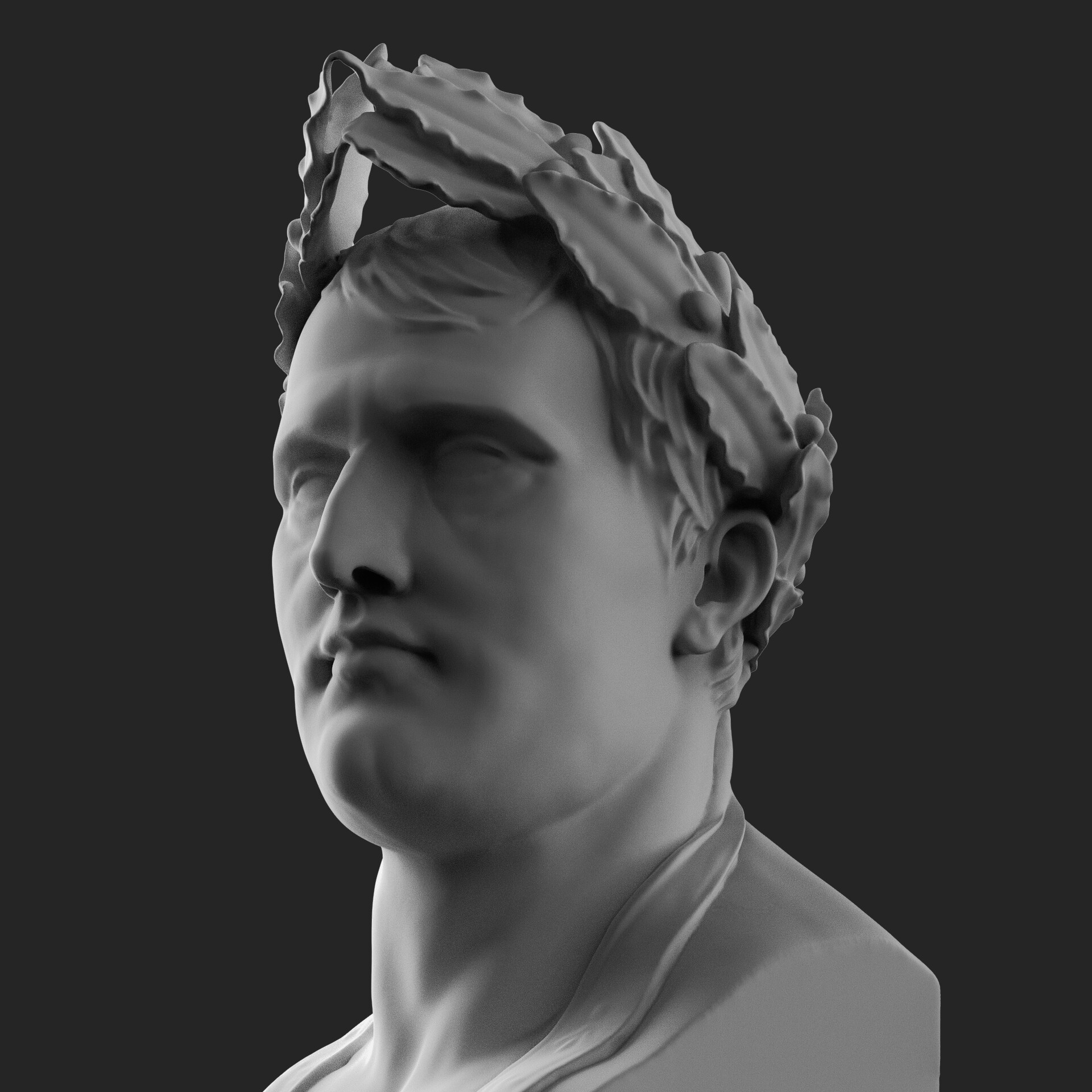 ArtStation - Napoleon Head Bust Study